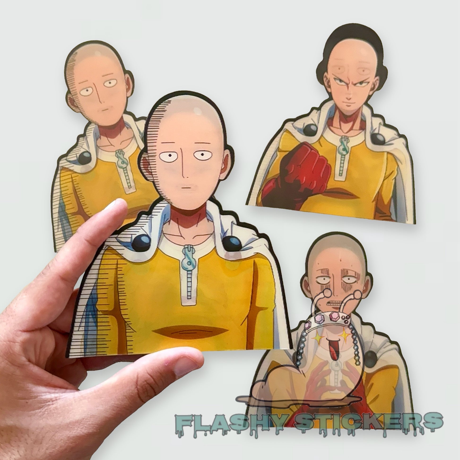 SAITAMA MOTION STICKER – Flashy Stickers