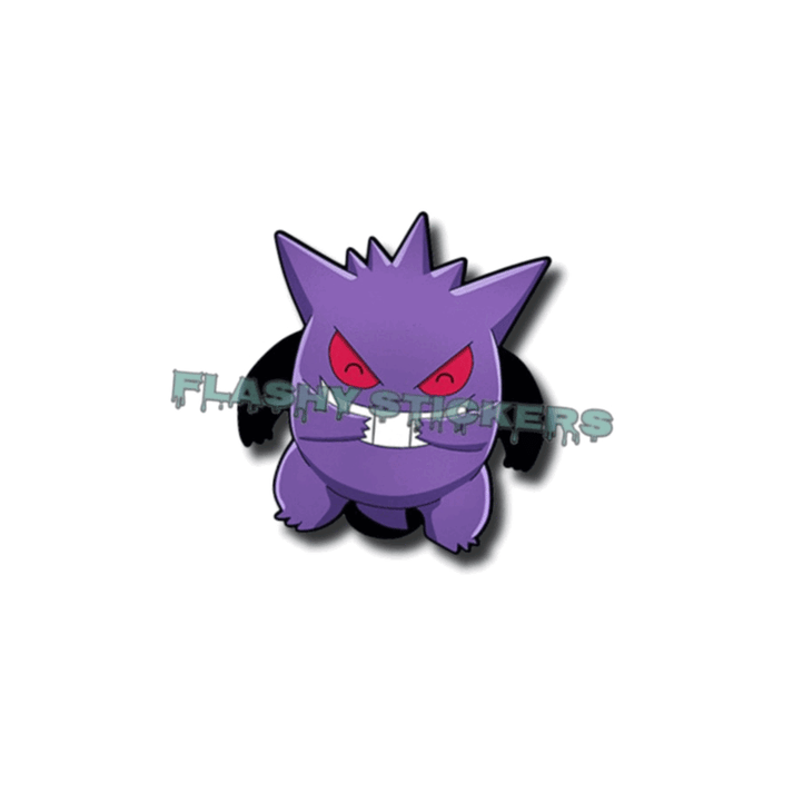 MINI GENGAR MOTION STICKER – Flashy Stickers